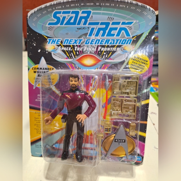 Toys | Star Trek The Next Generation Commander William Riker Figure ...